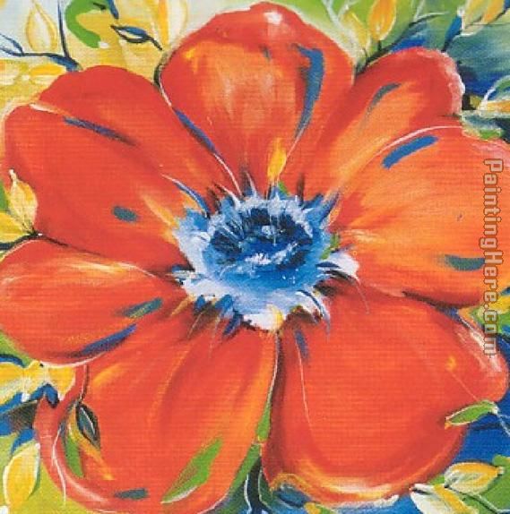Alfred Gockel Riotous Red Bloom painting anysize 50% off - Riotous Red ...