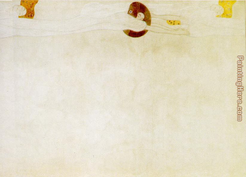 Gustav Klimt Entirety of Beethoven Frieze left1 painting anysize 50% ...