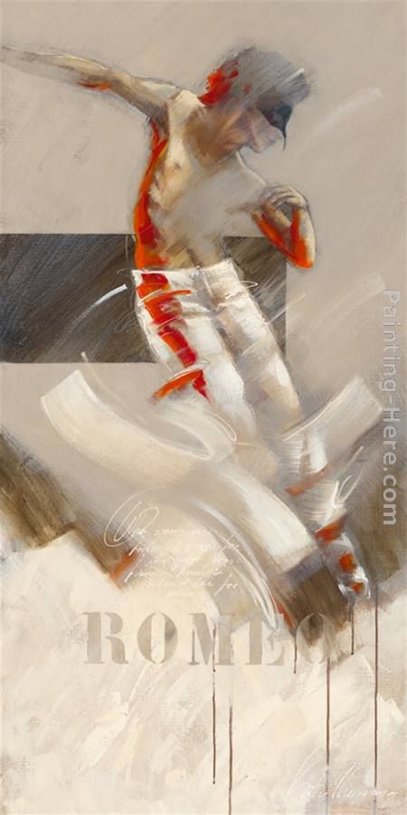 Kitty Meijering Romeo painting anysize 50% off - Romeo painting for sale