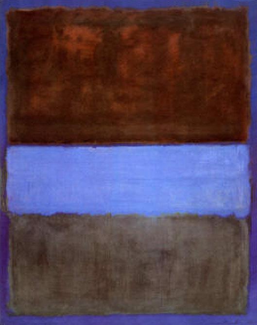 Mark Rothko No 61 Brown Blue Brown on Blue c1953 painting anysize 50% ...