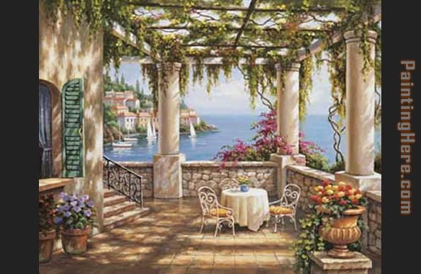 Sung Kim Morning Terrace II painting anysize 50% off - Morning Terrace ...