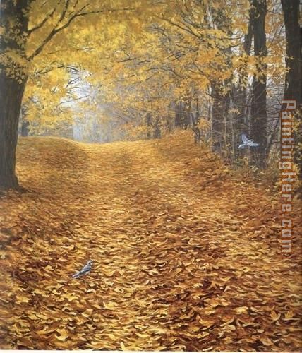 Unknown Artist Late autumn painting anysize 50% off - Late autumn ...