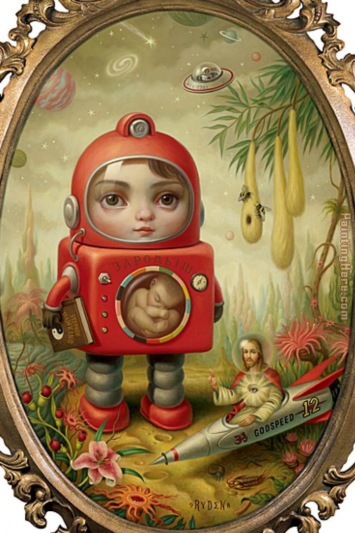 Unknown Artist Princess Sputnik painting anysize 50% off - Princess ...