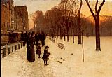 childe hassam Boston Common at Twilight painting anysize 50% off ...