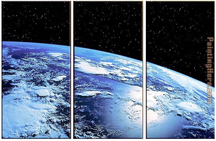 landscape BLUE PLANET painting anysize 50% off - BLUE PLANET painting ...