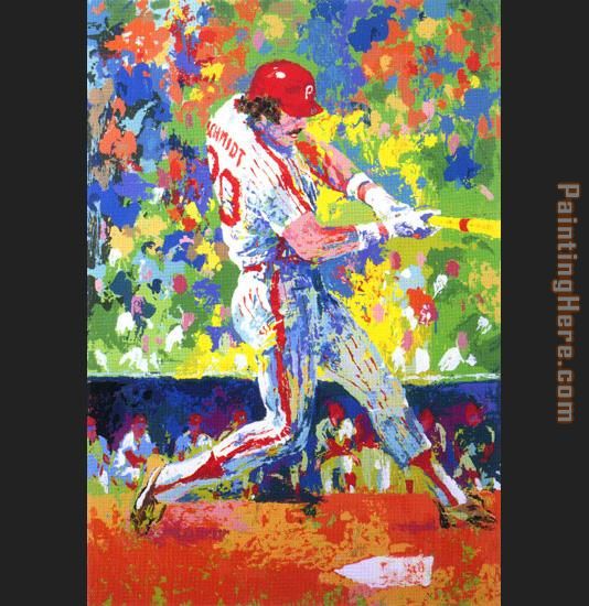Leroy Neiman The Slugger painting anysize 50% off - The Slugger ...