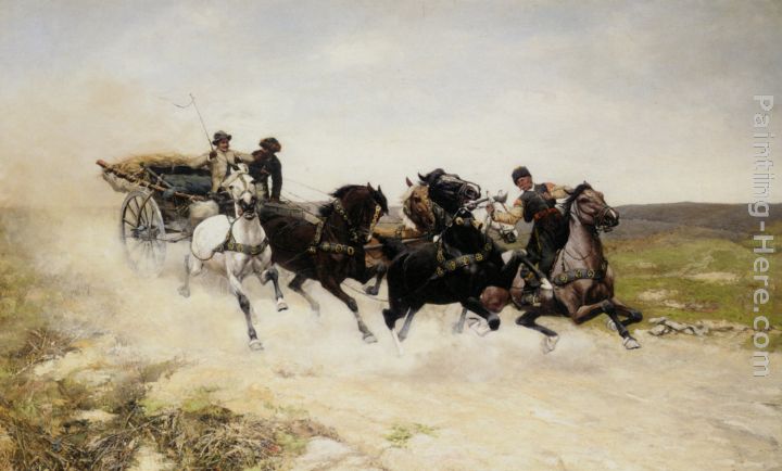 Bodhan Von Kleczynski The Rescue painting anysize 50% off - The Rescue ...