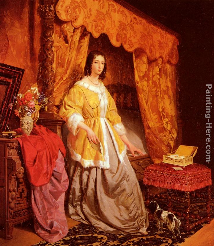 David Emile Joseph de Noter Les Lettres D'Amour painting anysize 50% ...