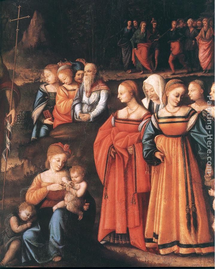 Francesco Ubertini Bacchiacca II The Preaching of Saint John the ...