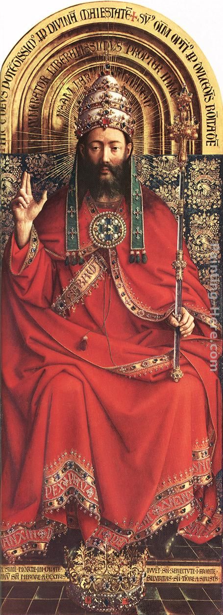 Jan van Eyck The Ghent Altarpiece God Almighty painting anysize 50% off ...