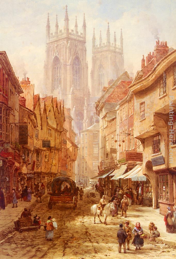 Louise Rayner Oxford painting anysize 50% off - Oxford painting for sale