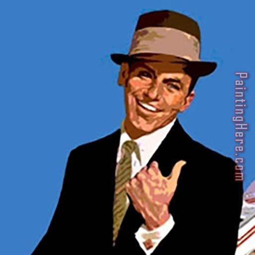 Unknown Artist Sinatra Blue painting anysize 50% off - Sinatra Blue ...